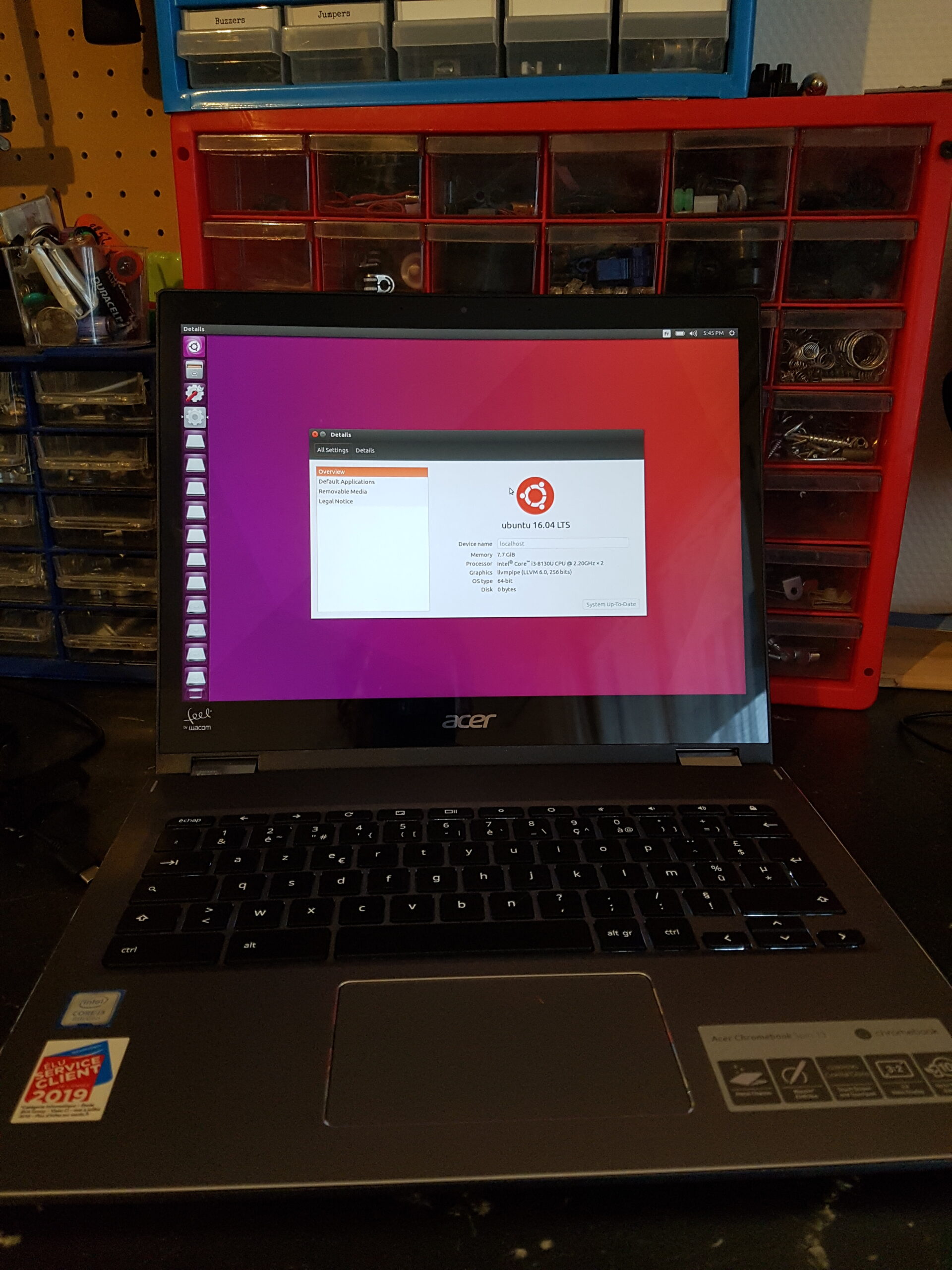 Ubuntu sur un Chromebook - ECOLOGEEK 37